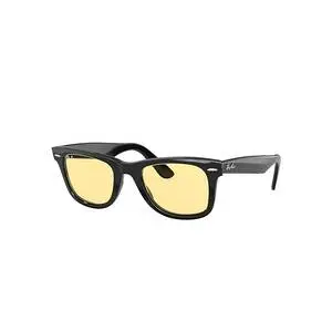 Ray-ban Ray-ban Original Wayfarer Washed Lenses Low Bridge Fit Sunglasses  Frame Yellow Lenses 52-22 Black