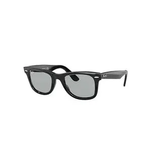 Ray-ban Ray-ban Original Wayfarer Washed Lenses Low Bridge Fit Sunglasses  Frame Yellow Lenses 52-22 Shiny Black