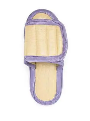 Natasha Zinko Faux-leather Slides