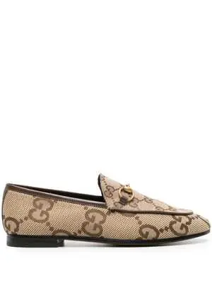 Gucci Jordaan Panelled Loafers - Neutrals