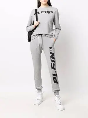 Philipp Plein Logo-print Sweatshirt - Grey
