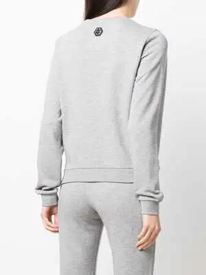 Philipp Plein Logo-print Sweatshirt - Grey