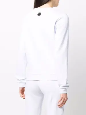 Philipp Plein Logo-print Sweatshirt - White