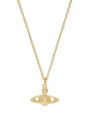 VIVIENNE WESTWOOD Logo Pendant Necklace - Gold