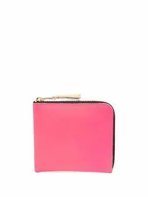 Comme Des Garçons Small Zip-arround Wallet - Pink