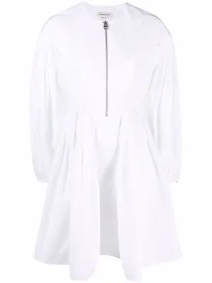 Alexander McQueen Cocoon-sleeve Mini Dress