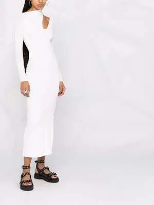 MANURI Bambina Cut-out Dress - White