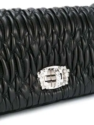 Miu Miu Quilted Leather Clutch