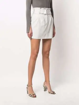 Patrizia Pepe Essential Belted Mini Skirt