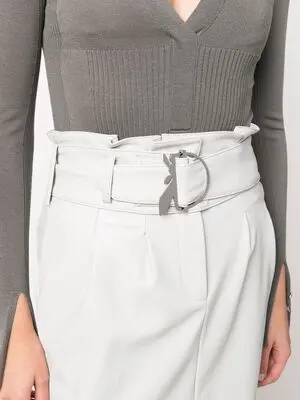 Patrizia Pepe Essential Belted Mini Skirt