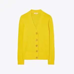 Tory Burch Merino Wool Cardigan Calendula