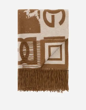 Dolce & Gabbana Cashmere Jacquard Blanket