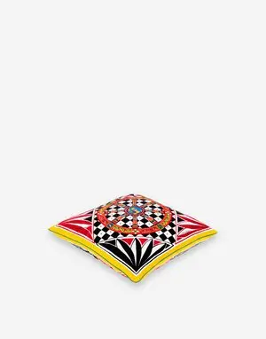 Dolce & Gabbana Velvet Cushion Small - Multicolor