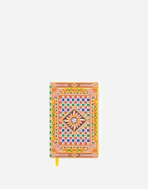 Dolce & Gabbana Small Ruled Notebook Textile Cover - Multicolor