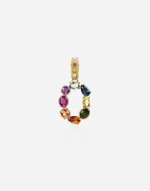 Dolce & Gabbana Charm With Gems - Yellow Gold