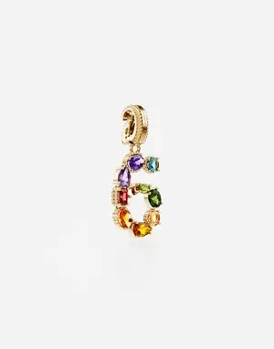 Dolce & Gabbana 18kt Number 6 Charm Pendant