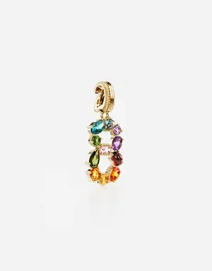 Dolce & Gabbana 18kt Number 8 Charm Pendant - Yellow Gold