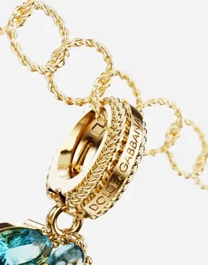 Dolce & Gabbana 18kt Number 8 Charm Pendant - Yellow Gold