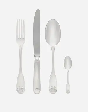 Dolce & Gabbana 4-piece German Silver Flatware Set - Multicolor