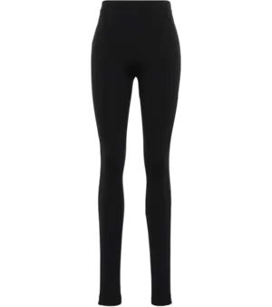 TOTEME Zip High-rise Leggings - Black
