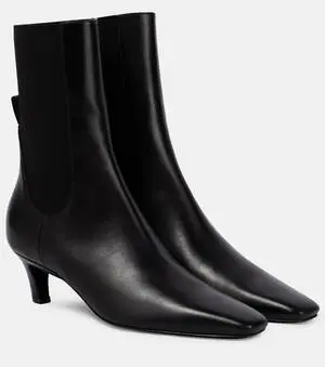 TOTEME 50 Leather Ankle Boots
