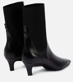 TOTEME 50 Leather Ankle Boots
