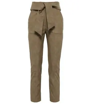 Simkhai Tessa Faux Leather High-rise Pants