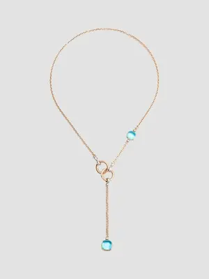 Pomellato Nudo Two-tone 18k & Topaz Necklace - Gold