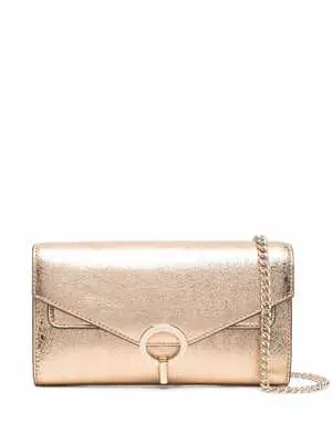 Sandro Metallic-finish Clutch Bag