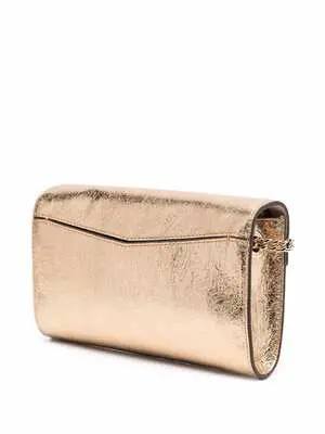 Sandro Metallic-finish Clutch Bag