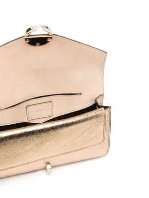 Sandro Metallic-finish Clutch Bag