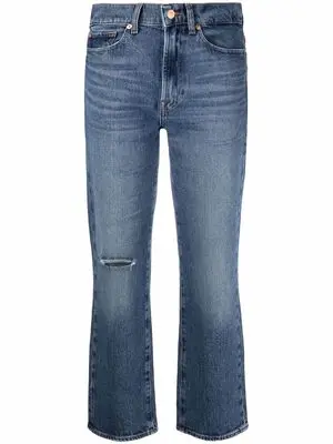 7 For All Mankind Ripped Bottoms For Women