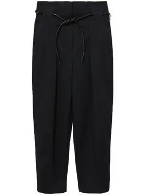3.1 Phillip Lim Origami Pleated Trousers - Black
