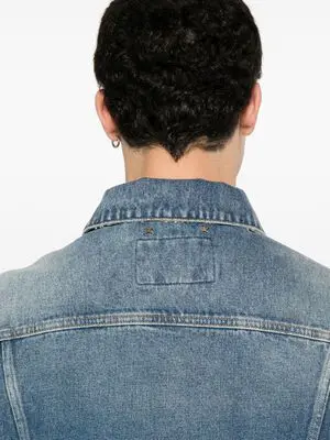 GOLDEN GOOSE Stonewashed Denim Trucker Jacket - Blue