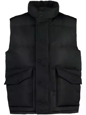 Alexander McQueen Graffiti-print Padded Gilet - Black