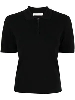DION LEE Half-zip Polo Top
