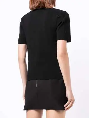 DION LEE Half-zip Polo Top