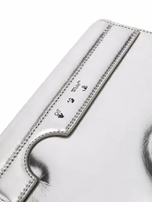 Off-White Burrow Saddle Bag - Silver