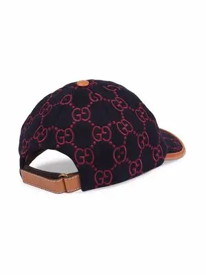 Gucci Gg Ebroide Wool-blend Baseball Hat