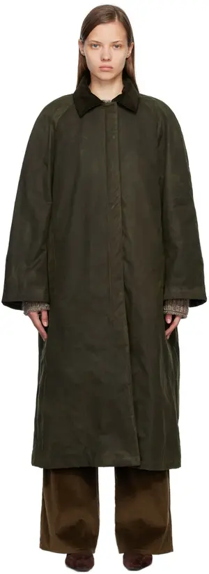 TOTEME TOTEME Green Country Coat 697 Forest