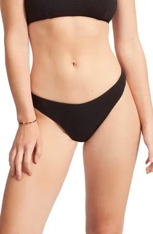 Seafolly Sea Dive Bikini Bottom - Black