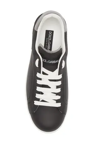 Dolce & Gabbana Portofino Sneakers - 8b979 Black/silver