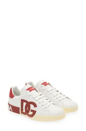 Dolce & Gabbana Dolce&Gabbana Portofino Sneakers White/poppy