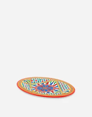 Dolce & Gabbana Wooden Tray - Multicolor