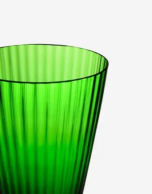 Dolce & Gabbana Hand-blown Murano White Wine Glass - Multicolor