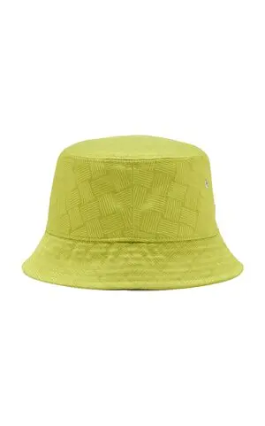 Bottega Veneta Intrecciato Nylon Bucket Hat - Yellow