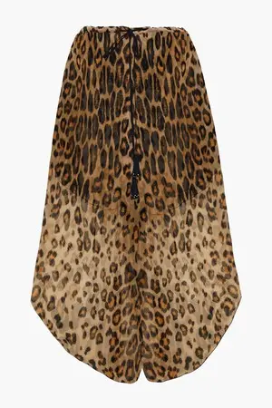 Etro Leopard-print Silk-chiffon Culottes