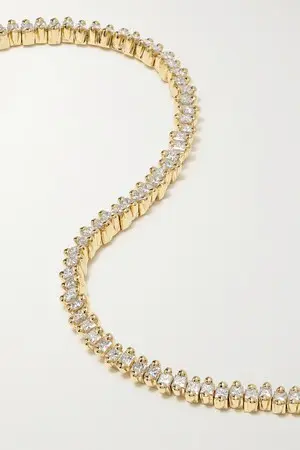 SUZANNE KALAN 18-karat Diamond Tennis Bracelet
