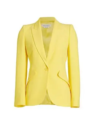 Alexander McQueen Tailored Peak-lapel Jacket Dawn