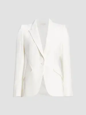 Alexander McQueen Tailored Peak-lapel Jacket - Ivory